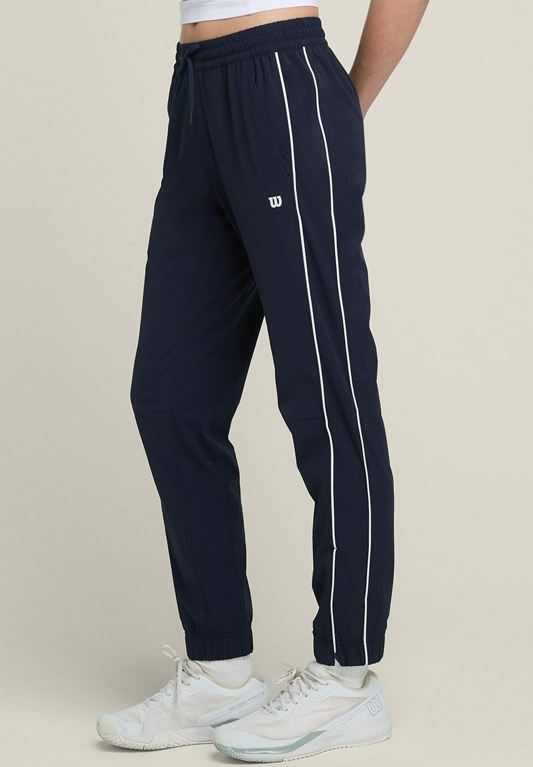 Wilson ACTION WARM UP Pantalon de survetement dunkelblau bleu marine ZALANDO.FR