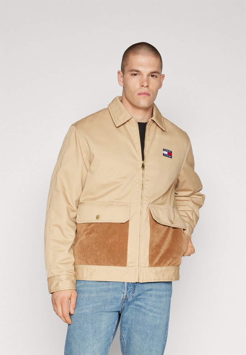 Tommy Jeans JACKET - Summer jacket - tawny sand/beige - Zalando.co.uk
