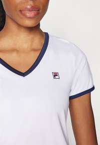 Fila ELISABETH - Sport T-shirt - white/red/wit - Zalando.nl