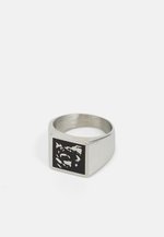 Wasted Paris SIGNET CREEP UNISEX - Ring - silver-coloured/black ...