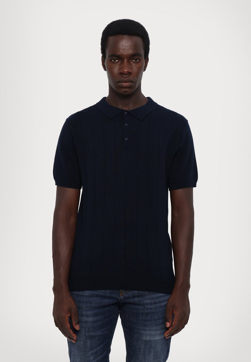 Ron Dorff TENNIS VERTICAL LINES - Poloshirts - navy/mørkeblå - Zalando.dk