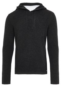 Threadbare GRAYSON - Svetr - charcoal marl black twist/černá - Zalando.cz