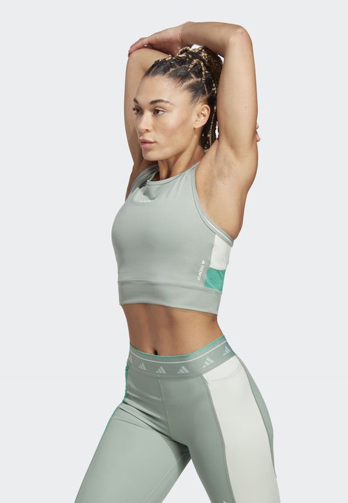 adidas Performance CROP - Top - bliss lilac/flieder - Zalando.ch