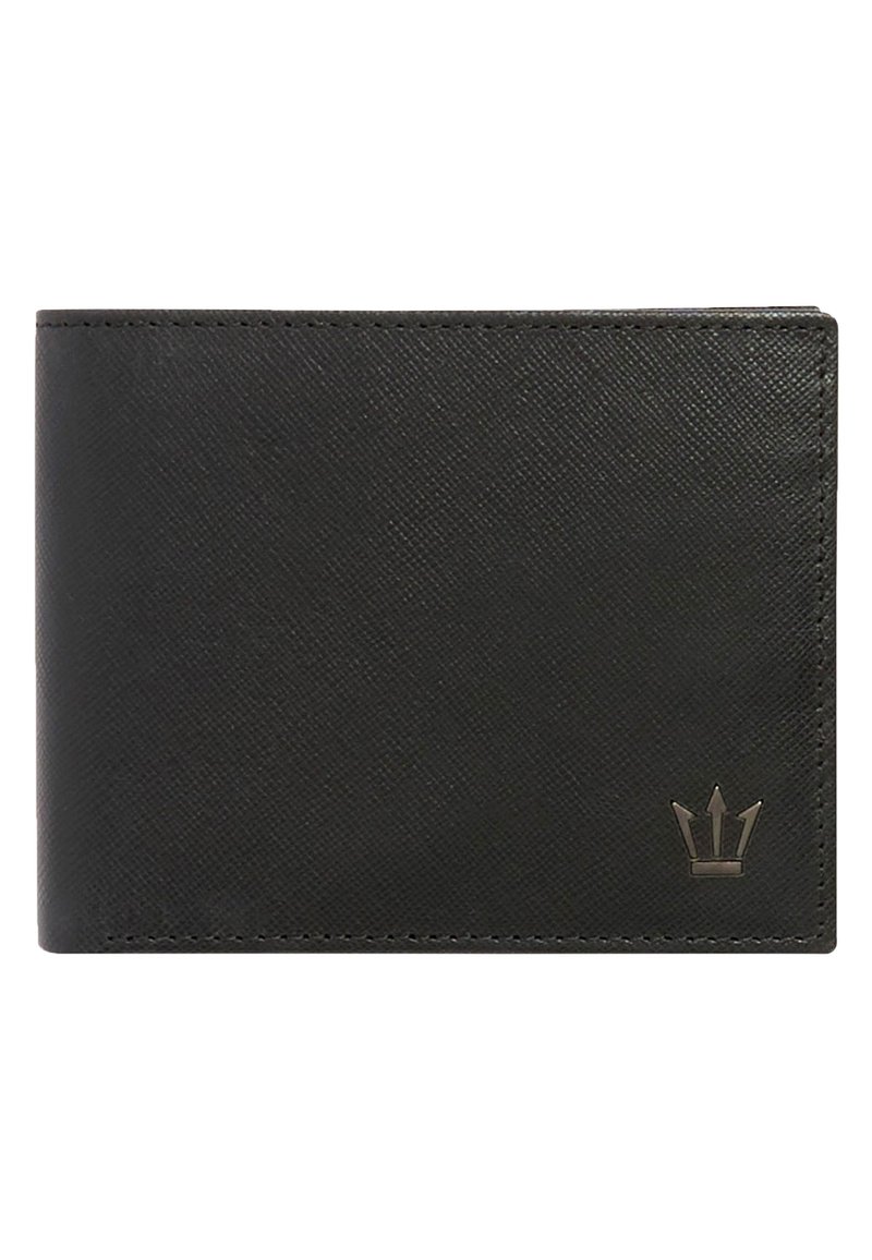 Next SIGNATURE SAFFIANO LEATHER WALLET - Plånbok - black/svart - Zalando.se