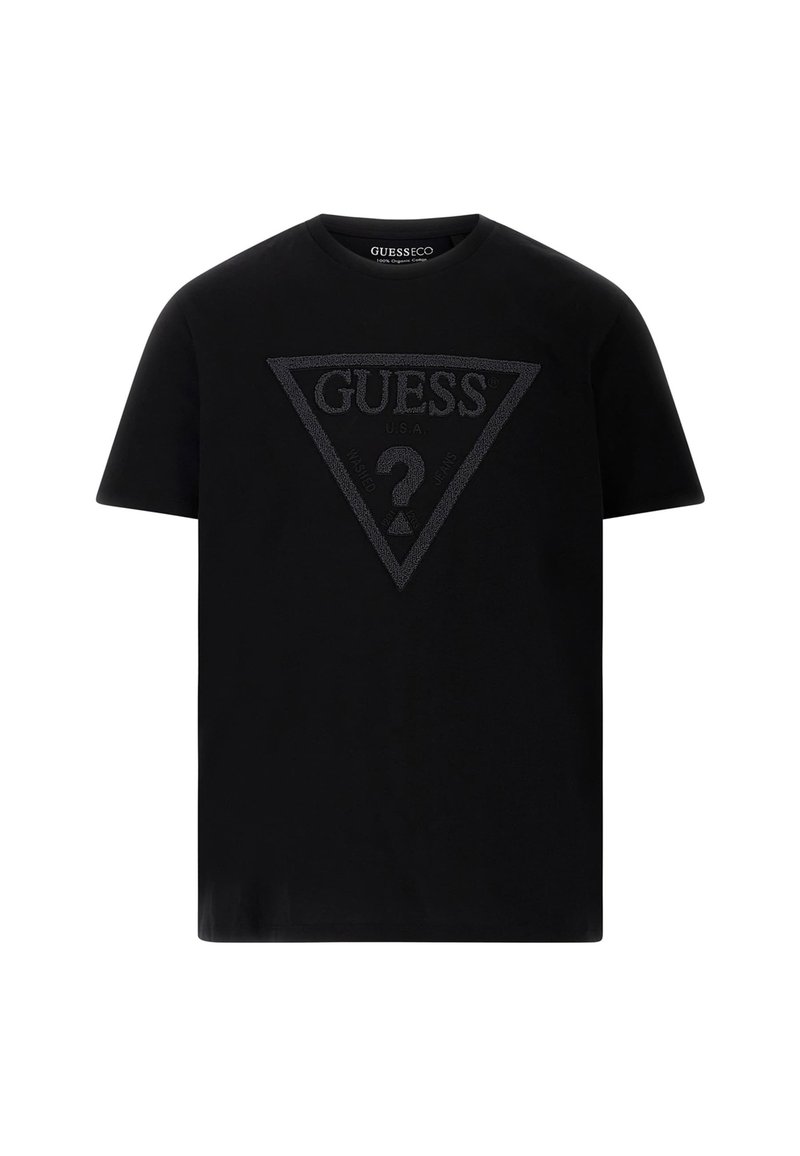 Guess Print T-shirt - schwarz/black - Zalando.de