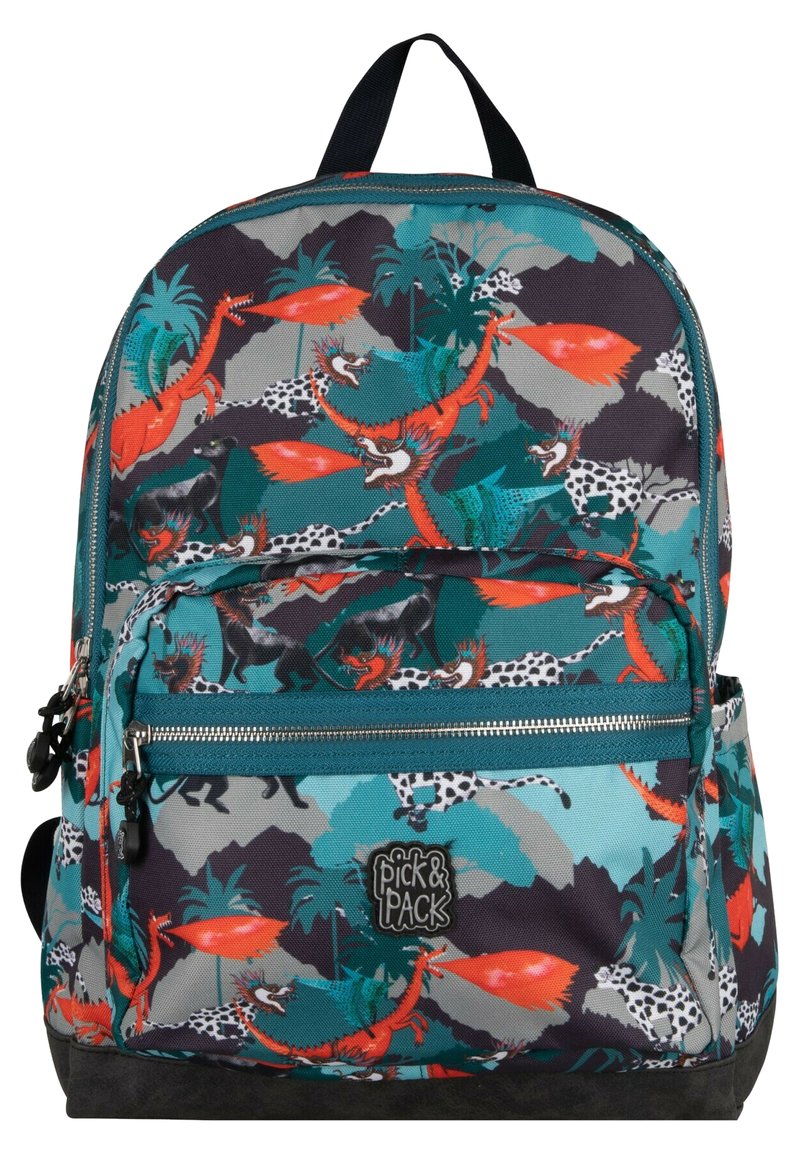 Pick & Pack FOREST DRAGON - School bag - orange/silver-coloured ...