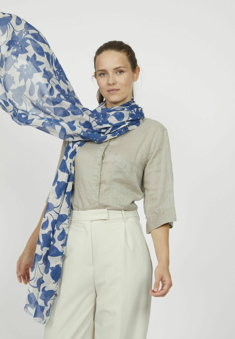 Codello MIT BLUMEN - Schal - blau - Zalando.de