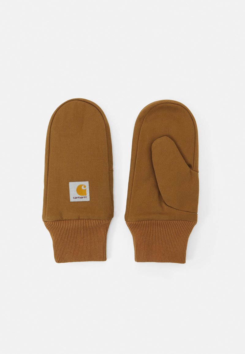 Carhartt WIP CARSTON MITTEN UNISEX - Mittens - hamilton brown/ochre ...
