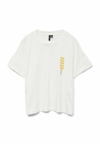Vero Moda VMBERTA METTE - T-Shirt print - snow white/weiß - Zalando