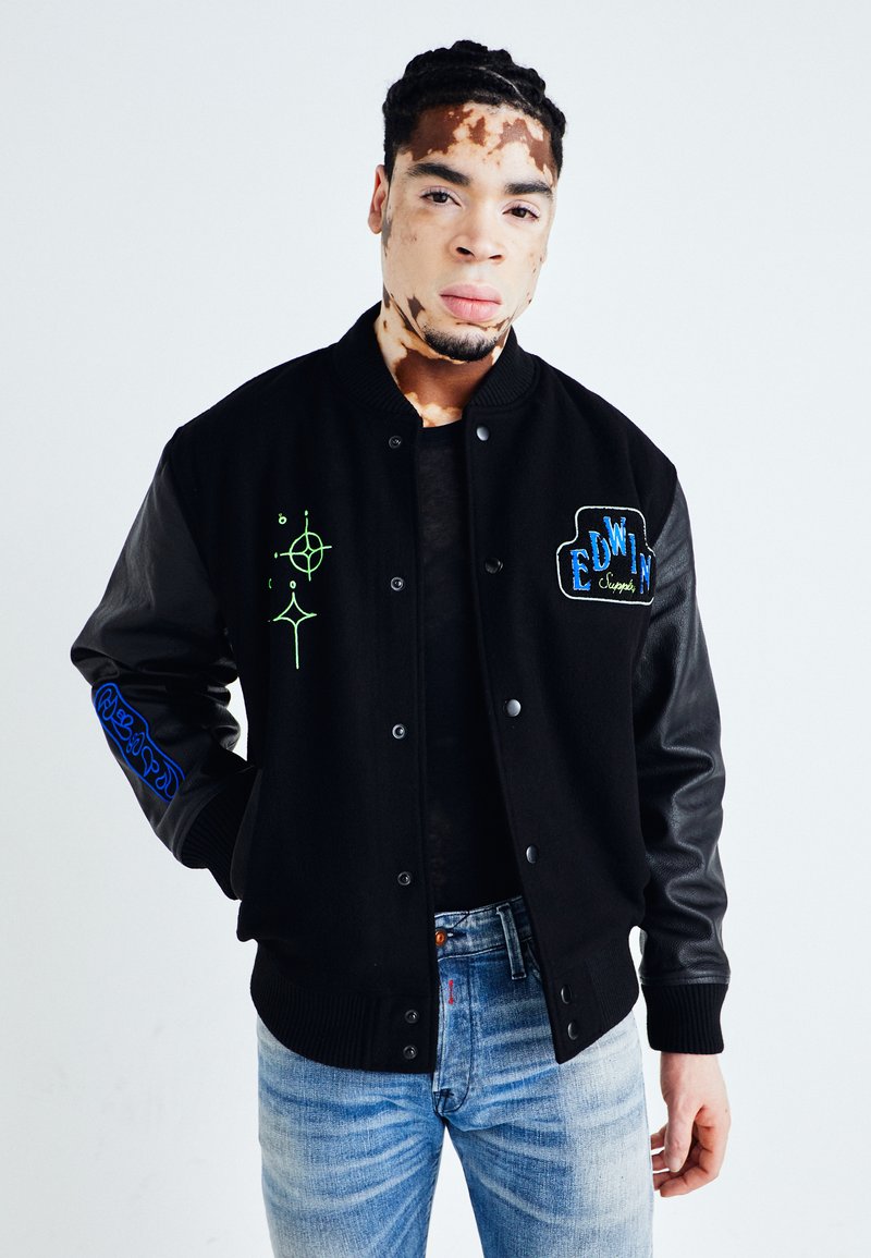 Edwin ANGELS - Bomber Jacket - black - Zalando.ie