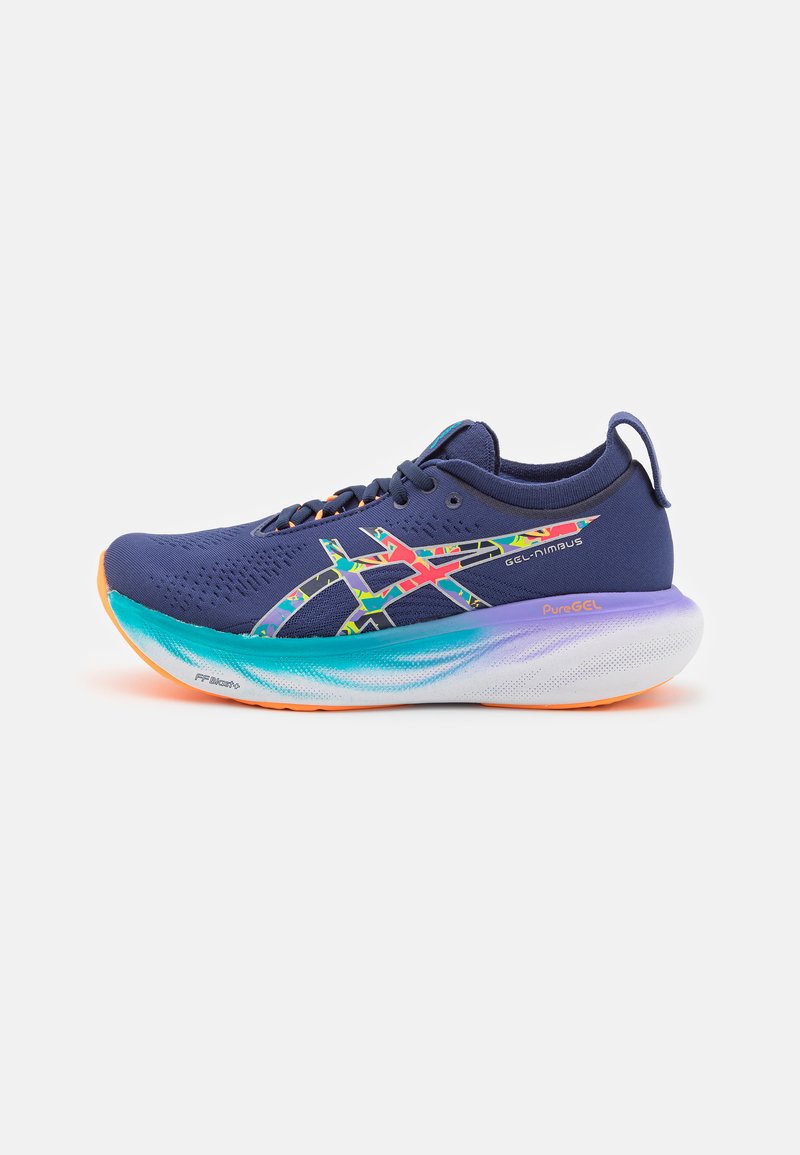 ASICS GEL NIMBUS 25 LITE SHOW - Neutral running shoes - lime zest/dark ...
