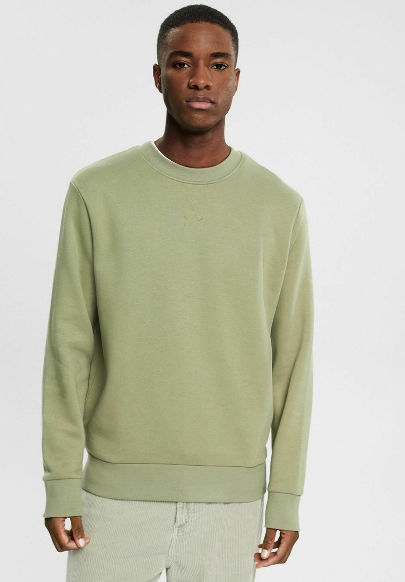 edc by Esprit RECYCELT - Sudadera - light khaki/verde claro jaspeado ...