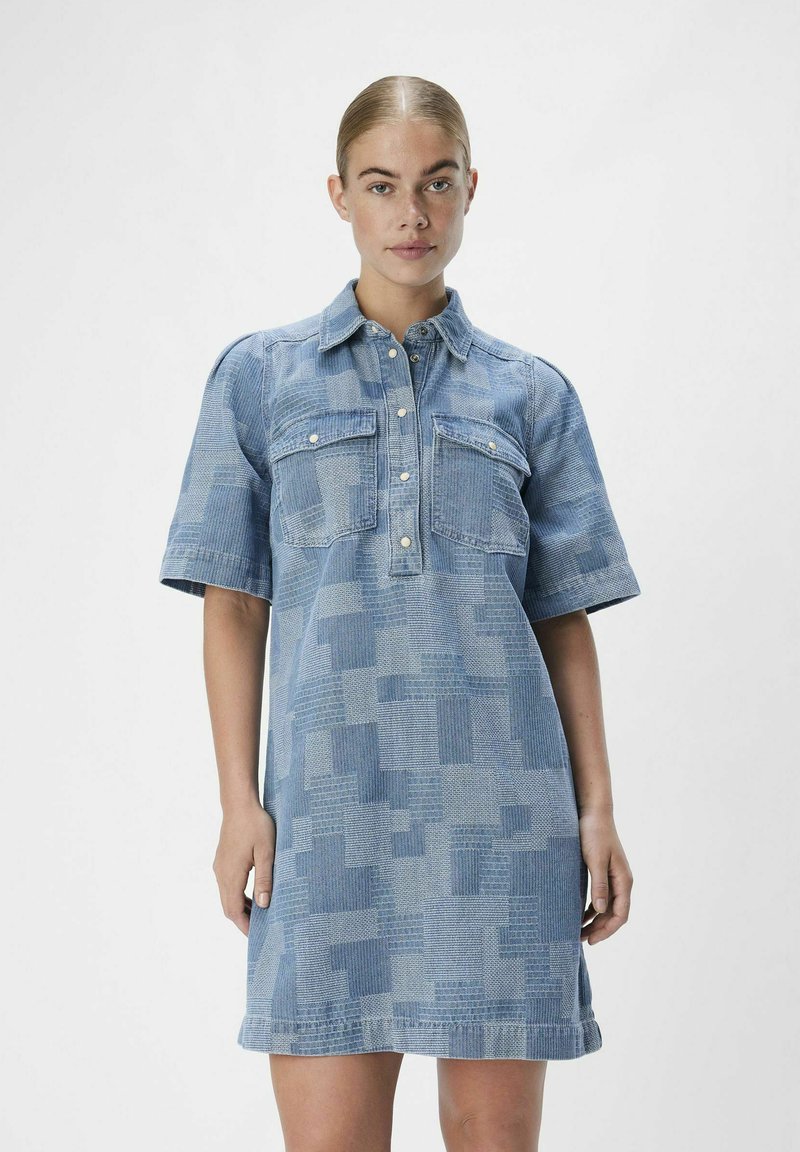 Object Denimkjoler - light blue denim/lyseblå - Zalando.dk