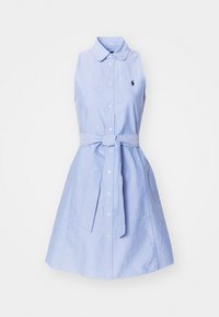 Polo Ralph Lauren BLAR LONG SLEEVE DAY DRESS - Blousejurk - blue/lichtblauw - Zalando.nl