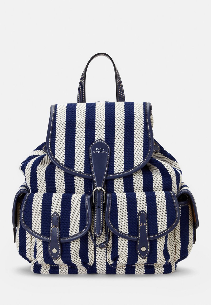 Polo Ralph Lauren BACKPACK MEDIUM - Rucksack - navy/offwhite/blue ...