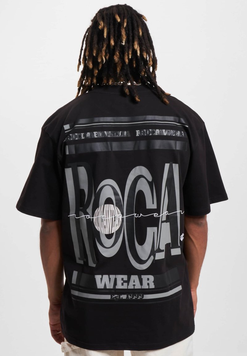 Rocawear ROCSTAR - Triko s potiskem - black/černá - Zalando.cz