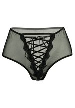 Ulla Popken STRING OUVERT HIGH WAIST - Panties - schwarz - Zalando.de