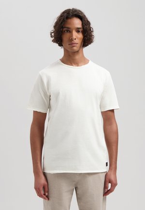 Frank Dandy BAMBOO TEE - T-Shirt basic - off white/offwhite - Zalando.de