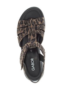 Gabor Platform sandals - cognac/brown - Zalando