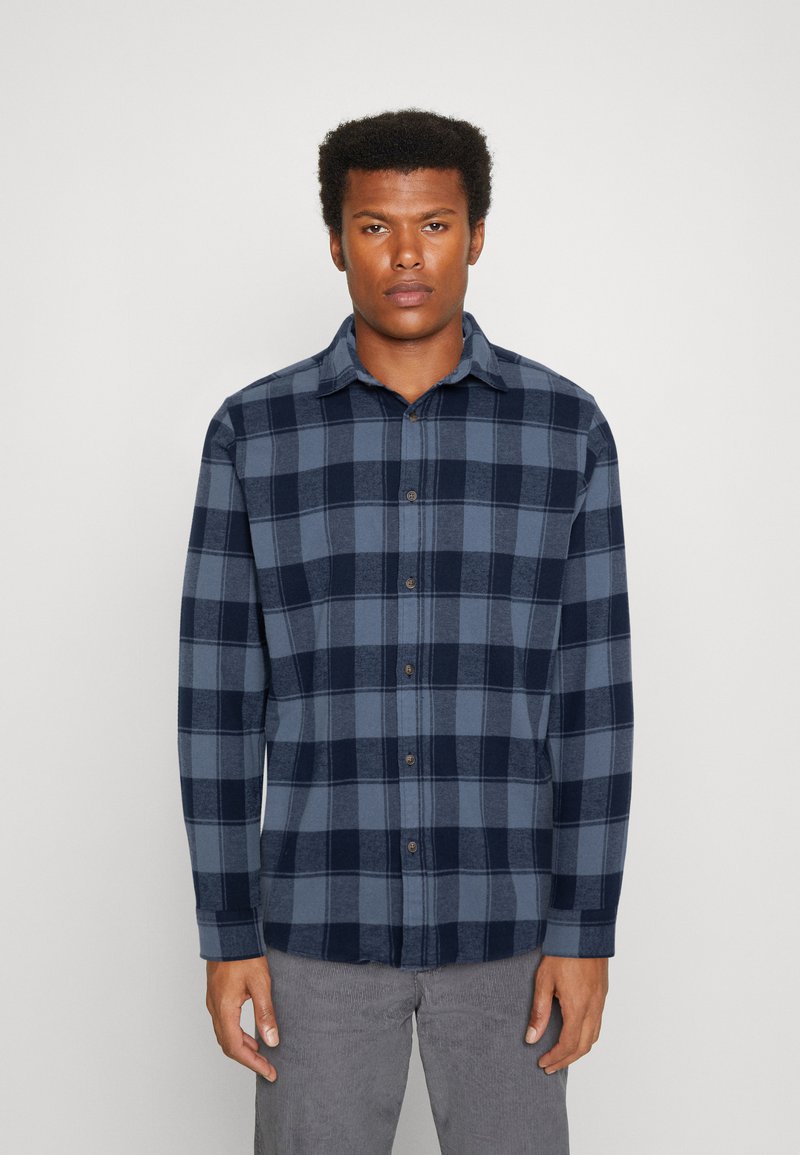 Jack & Jones JJPLAIN FALL - Hemd - vintage indigo/dunkelblau - Zalando.de