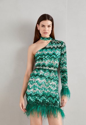 YAURA FAARI SKIRT - Maxirock - aquarelle green/pink - Zalando.de