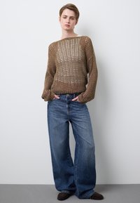 Stefanel Jumper - dark brown/brown - Zalando