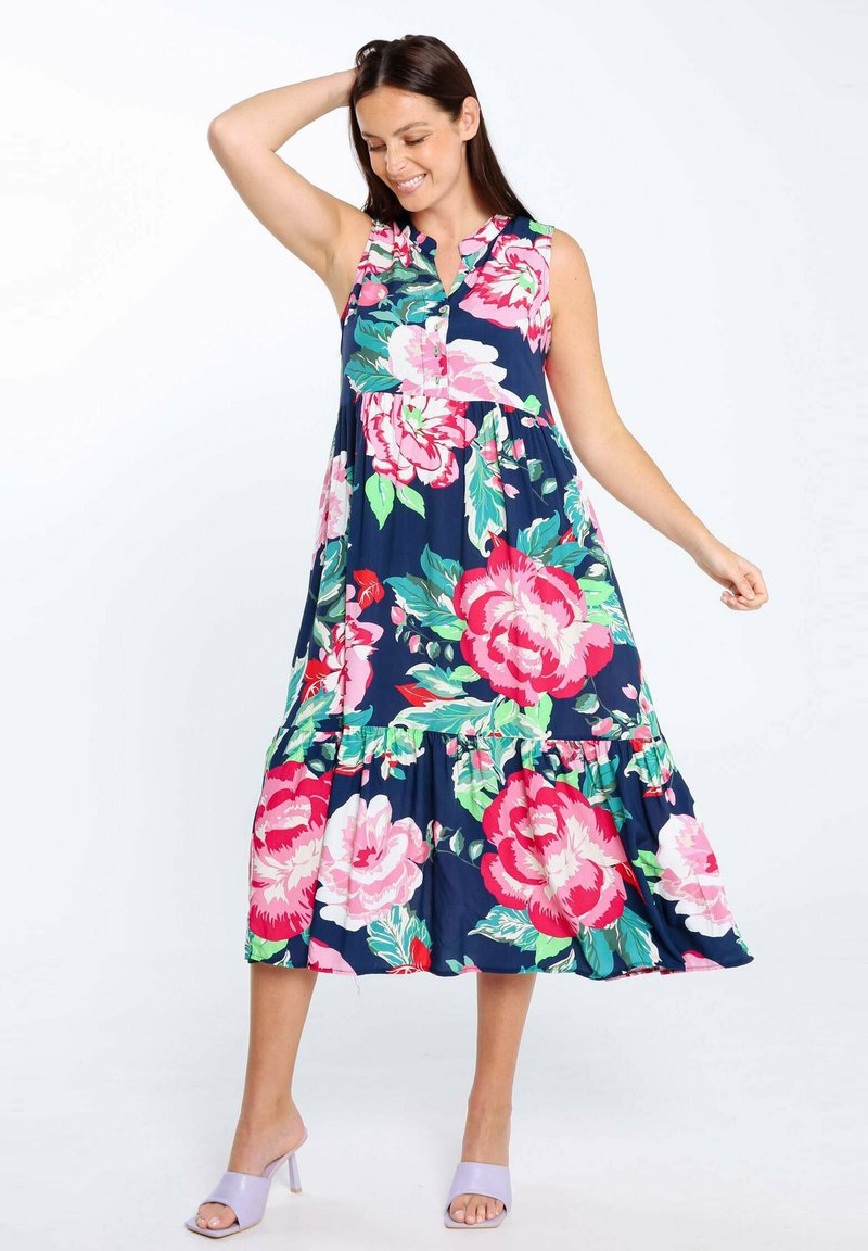 Cassis MIT GROSSEM ROSENDRUCK - Day dress - pink - Zalando