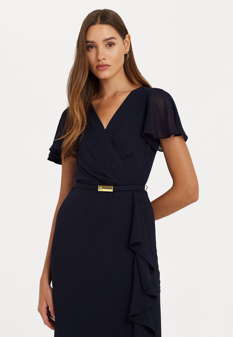 Lauren Ralph Lauren FARRYSH SHORT SLEEVE GOWN - Gallakjole - lighthouse navy/blå - Zalando.dk