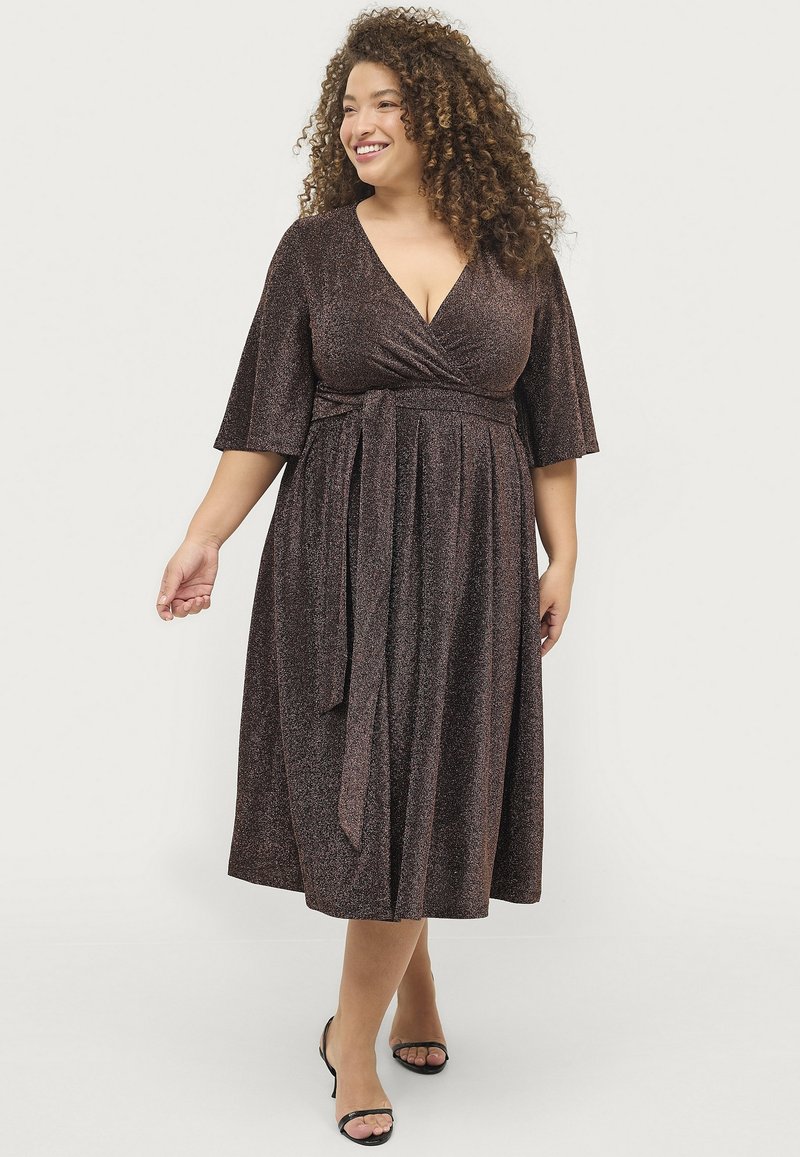Ellos Plus collection Day dress - bronze - Zalando.de
