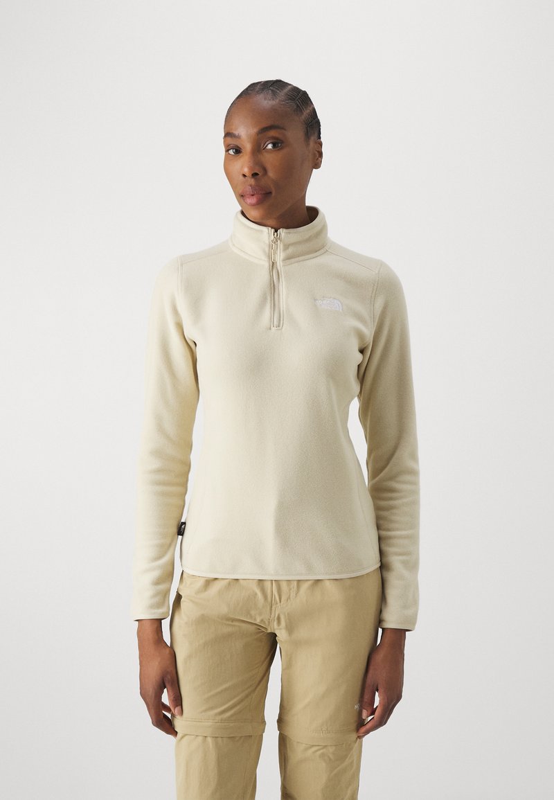 The North Face GLACIER 1/4 ZIP - Fleecegenser - gravel/beige - Zalando.no