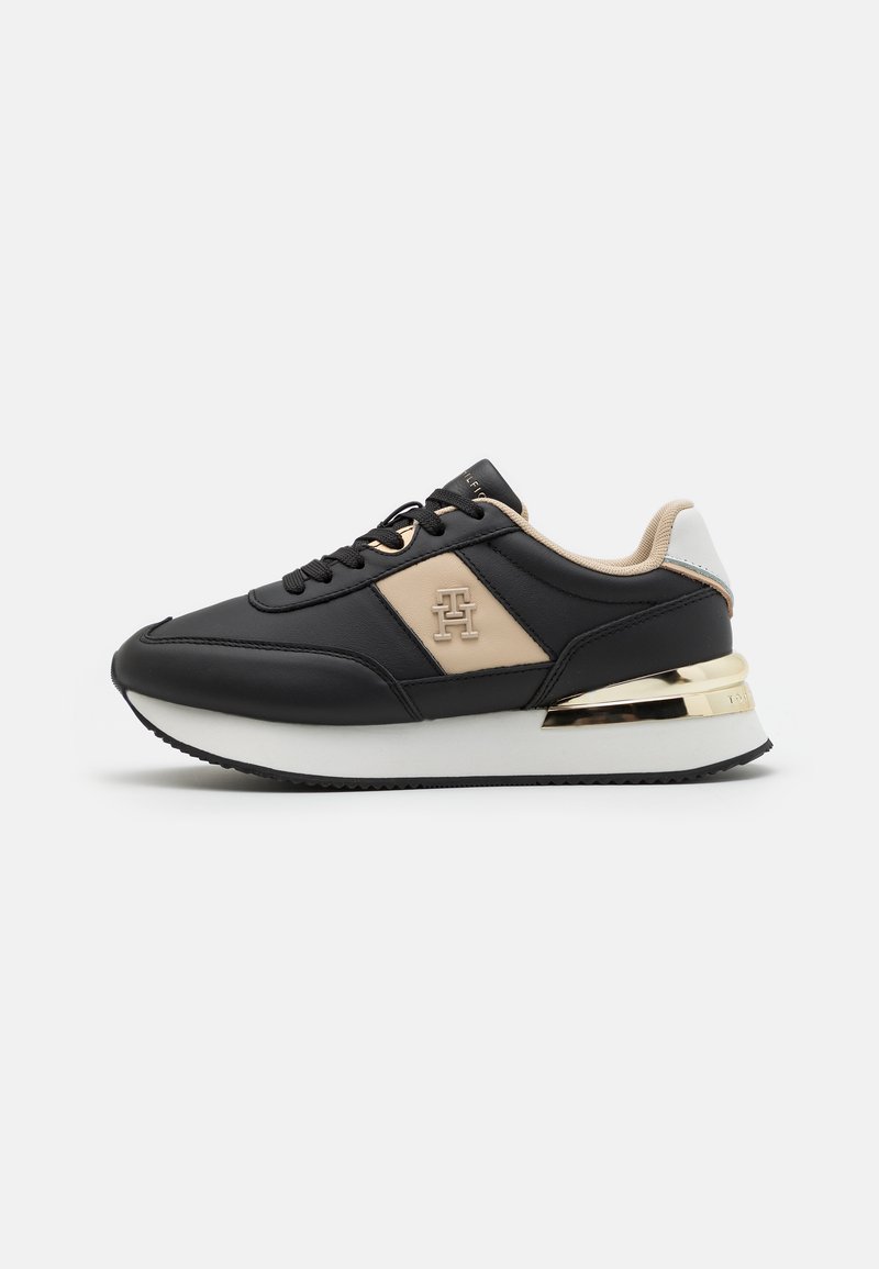 Tommy Hilfiger ELEVATED FEMININE RUNNER - Baskets basses - black/noir ...