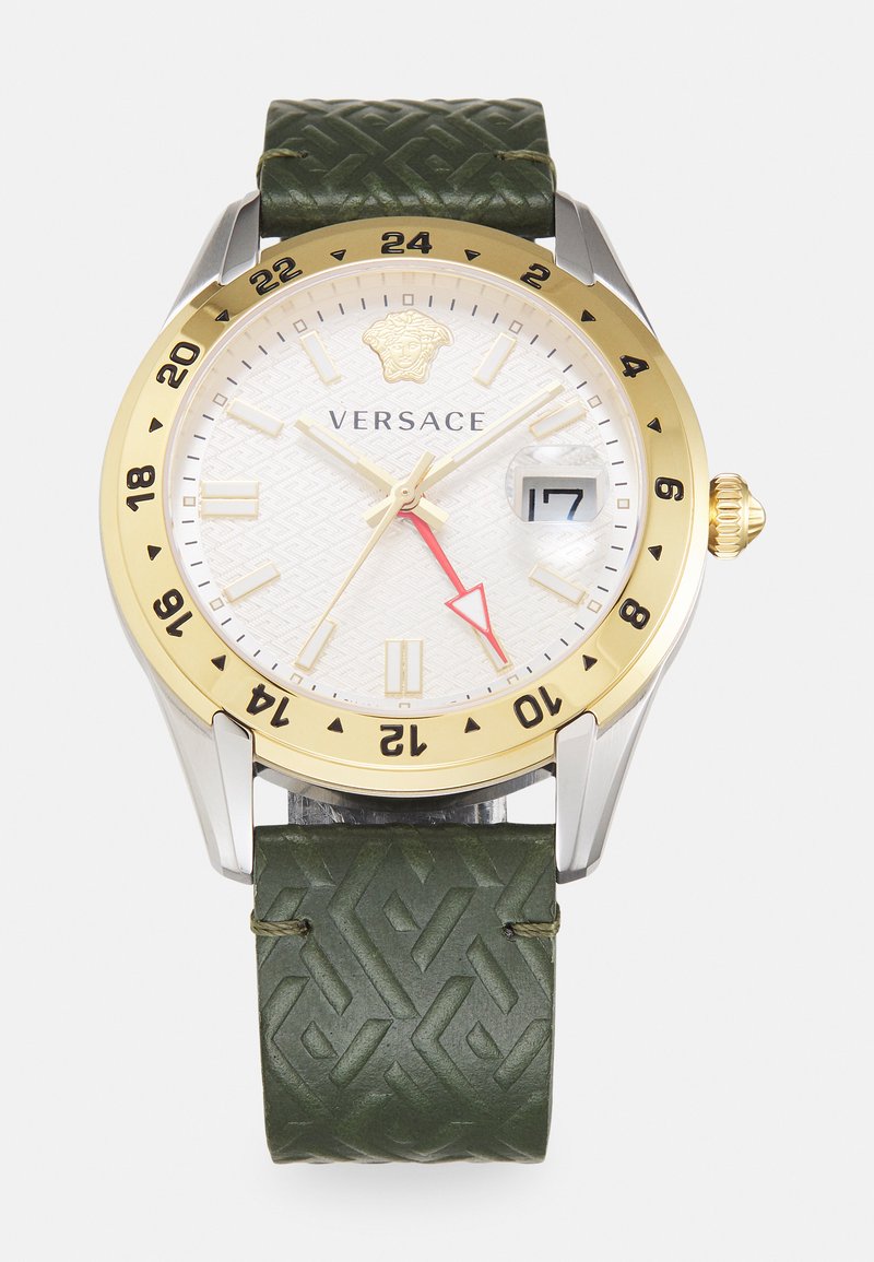 Versace Watches GRECA TIME - Ceas - military green/white silver ...