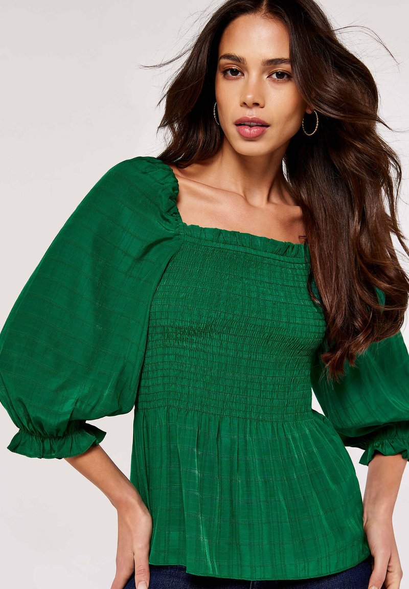 Apricot SELF CHECK SMOCK - Longsleeve - green/groen - Zalando.nl