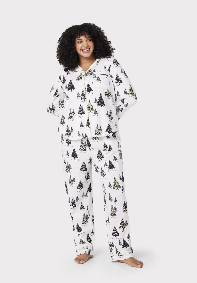 Chelsea Peers TREE PRINT SET - Pyjama - white/blanc - ZALANDO.FR