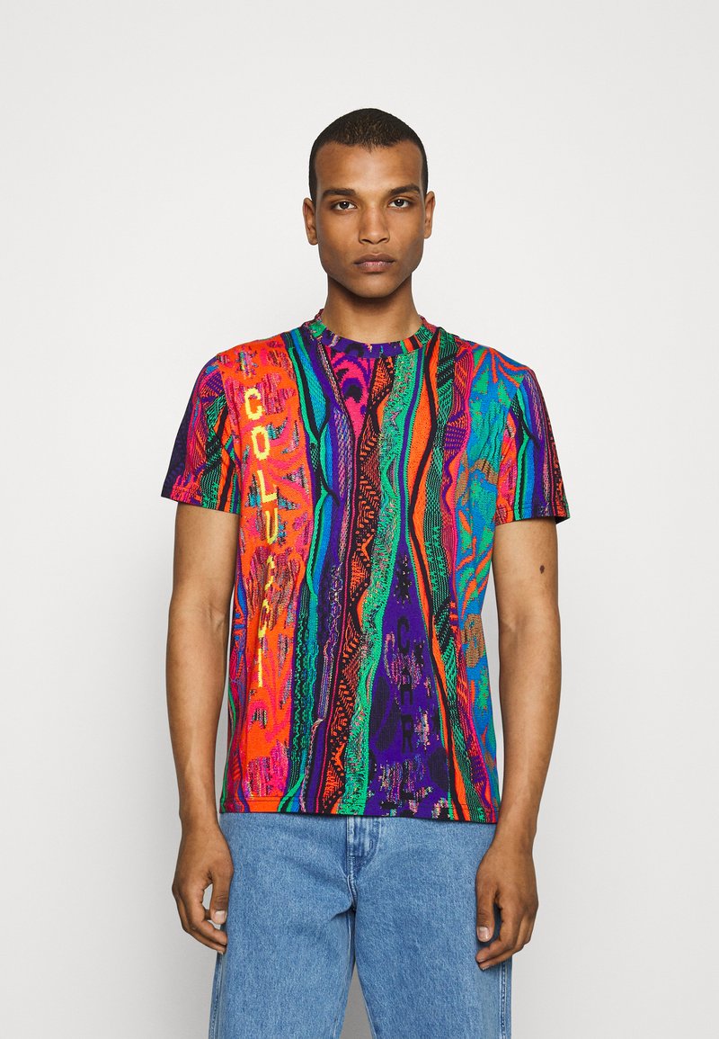 Carlo Colucci UNISEX - T-Shirt print - orange/multi/mehrfarbig - Zalando.ch