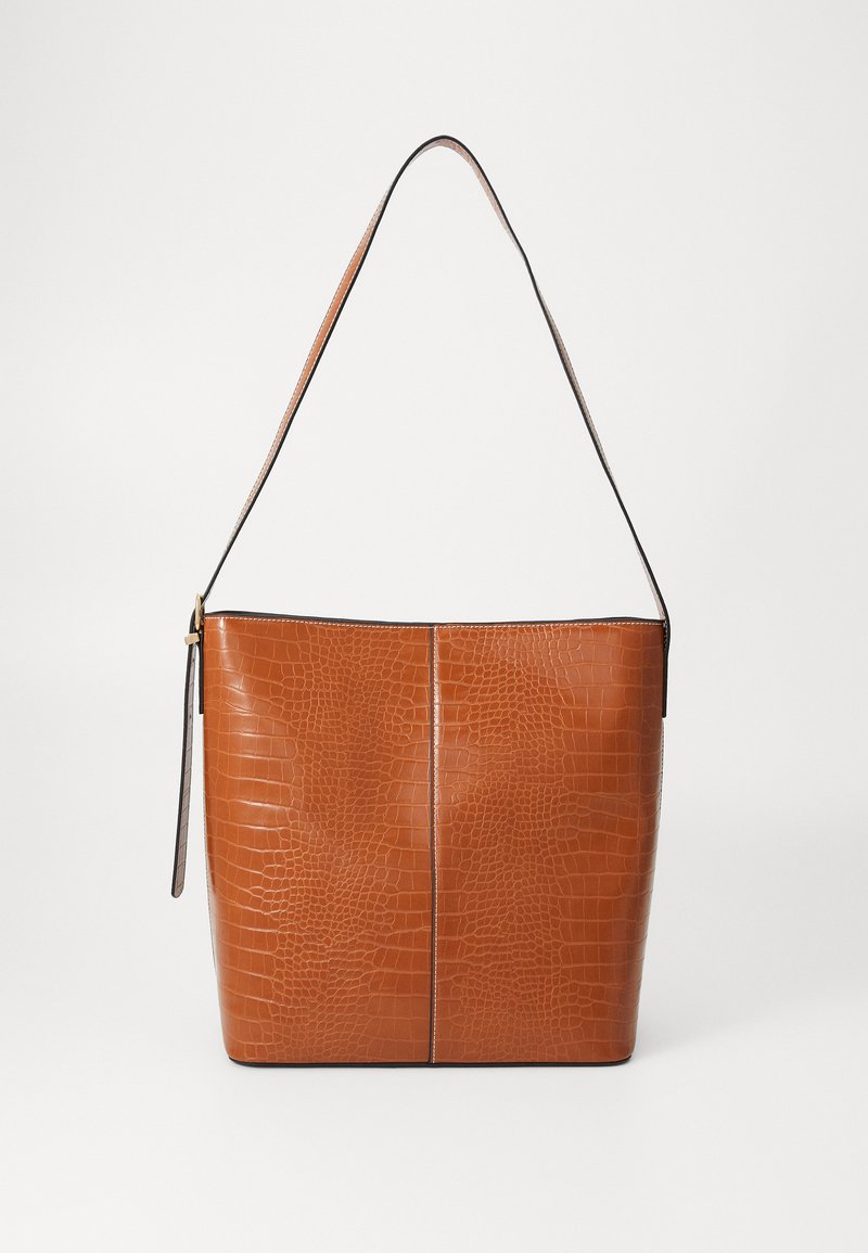 Vero Moda VMTRIO BAG CROCO - Cabas - cognac - ZALANDO.FR