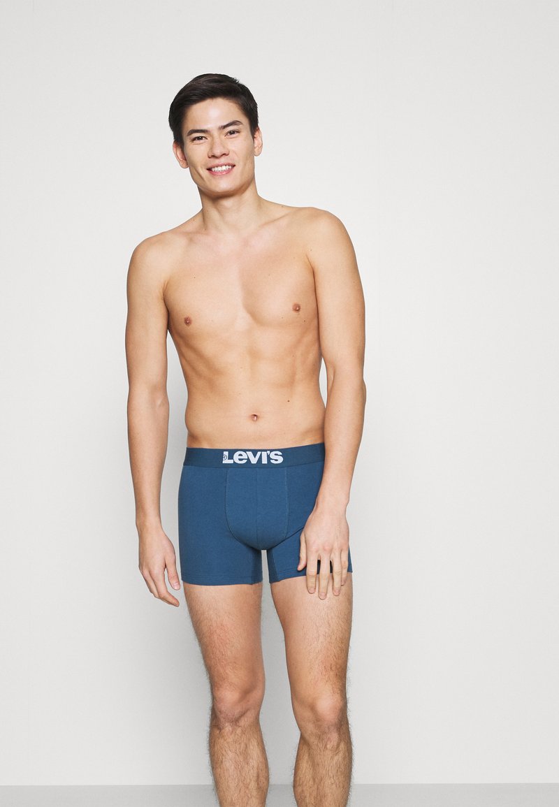 Levi's® SOLID BASIC BOXER 2 PACK - Panties - indigo/blau - Zalando.at