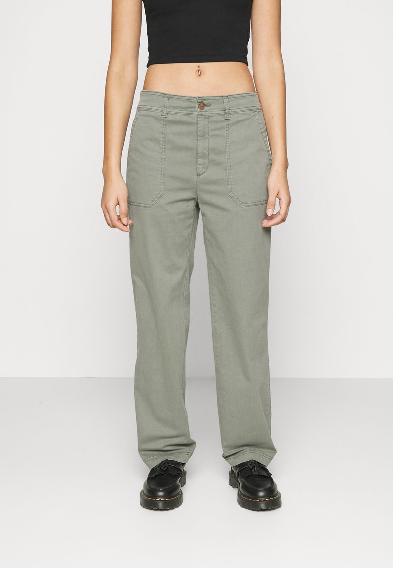 Gap Tall GIRLFRIEND UTILITY - Trousers - mesculen green/green - Zalando.ie
