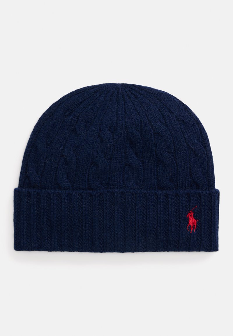 Polo Ralph Lauren CABLE KNIT MERINO WOOL BLEND BEANIE - Berretto ...