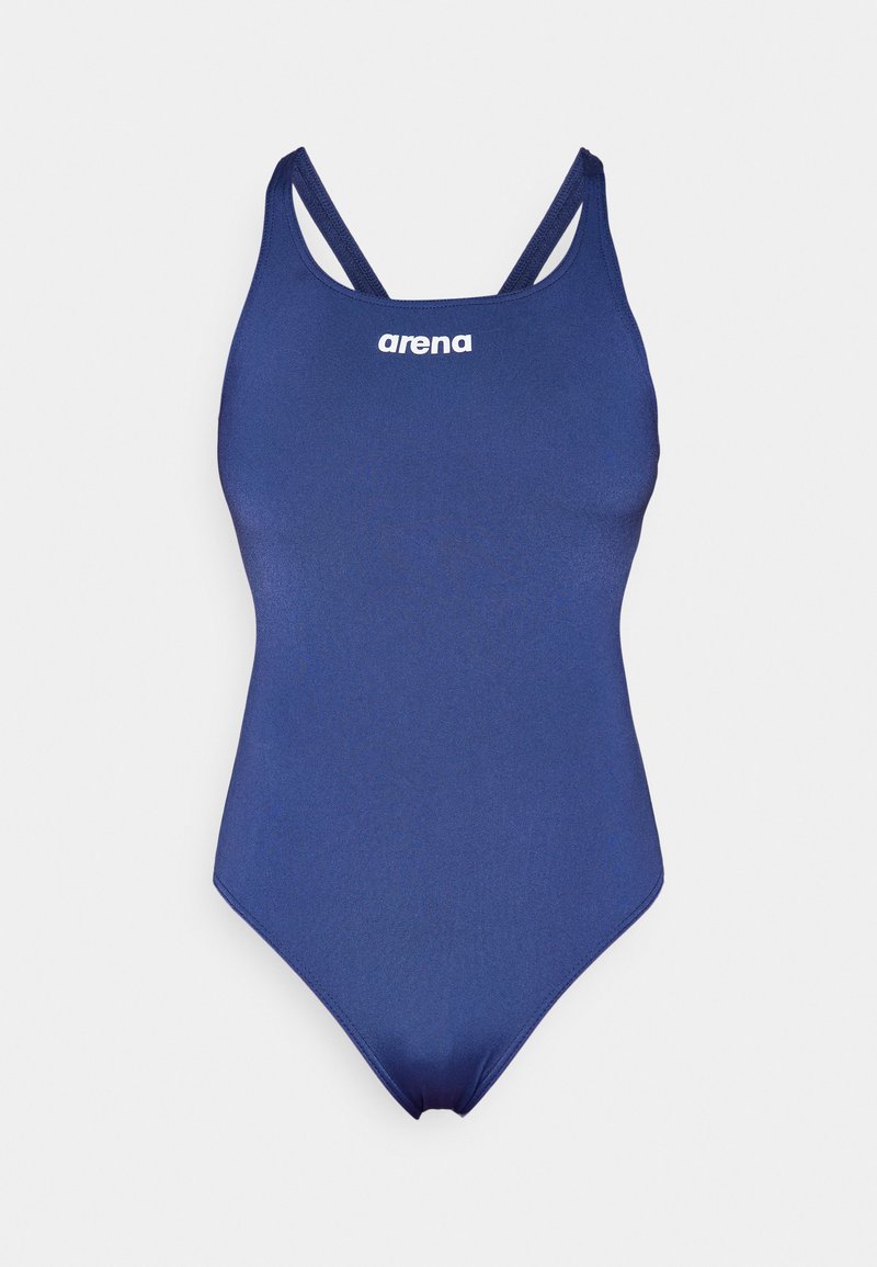 Arena WOMENS TEAM SWIMSUIT SWIM PRO SOLID - Swimsuit - navy/white/blue ...