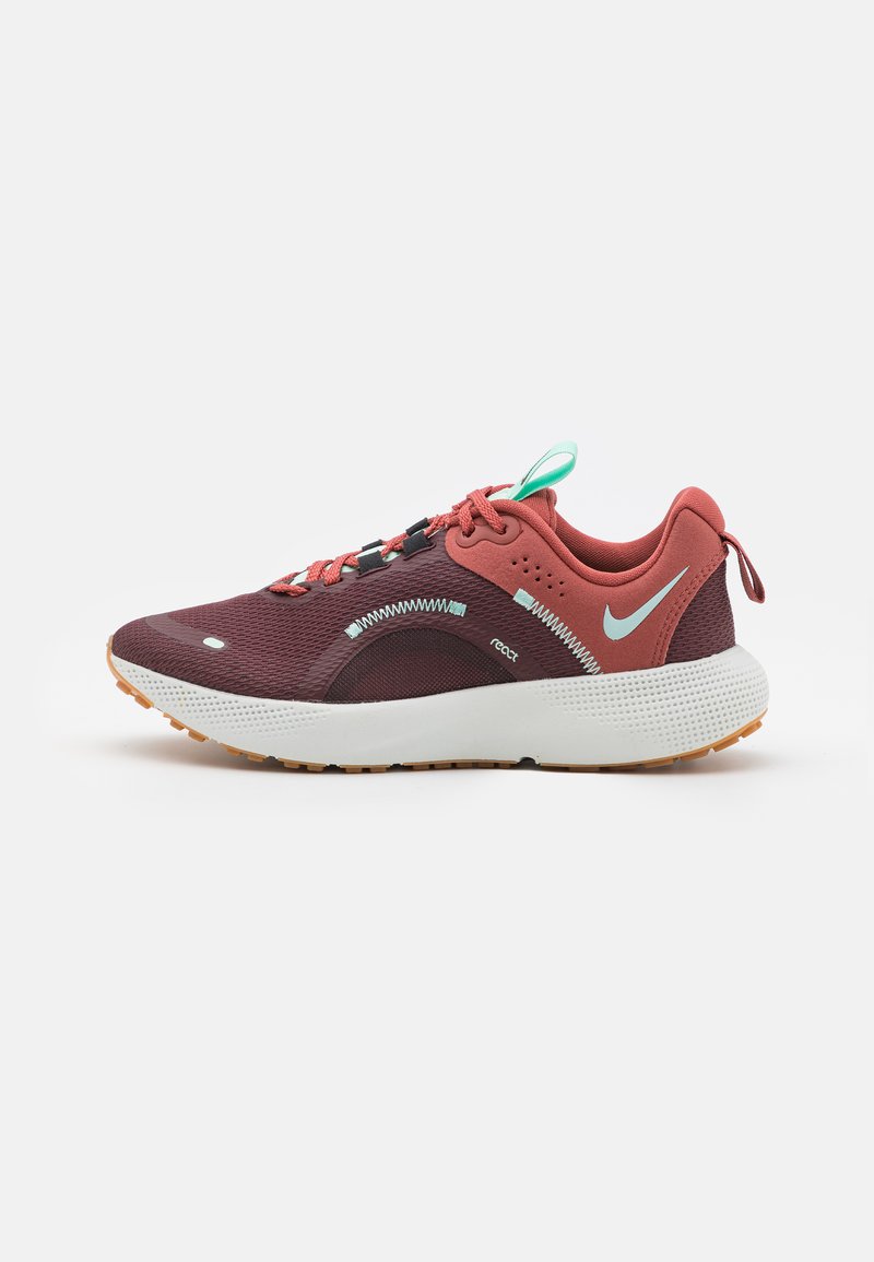 Nike Performance WMNS REACT ESCAPE RN 2 - Laufschuh Neutral - burgundy ...