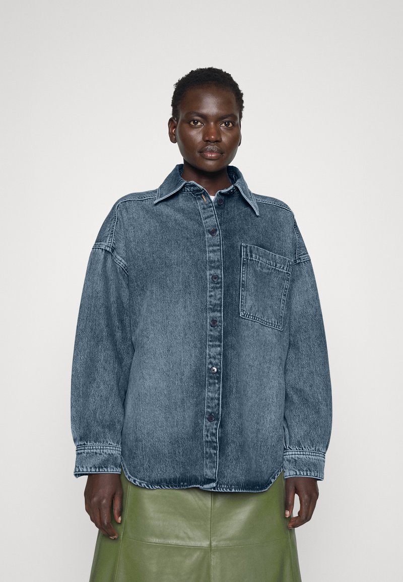 DRYKORN VARIN - Hemdbluse - blue/blau - Zalando.at