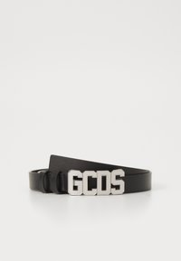 GCDS LOGO BELT UNISEX - Belt - black - Zalando