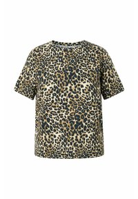 Studio Untold LEOPARD - Print T-shirt - pale champagne/beige - Zalando