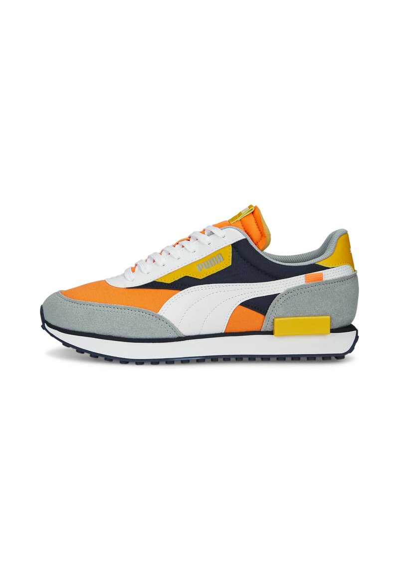 Puma FUTURE RIDER PLAY ON UNISEX - Sneakers - ultra orange white/orange ...