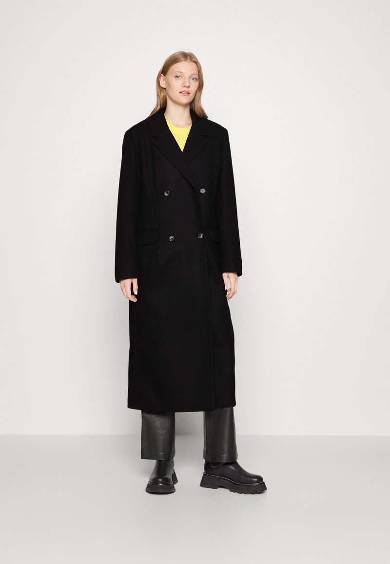 DESIGNERS REMIX MILANO DOUBLE COAT - Cappotto classico - black/nero ...