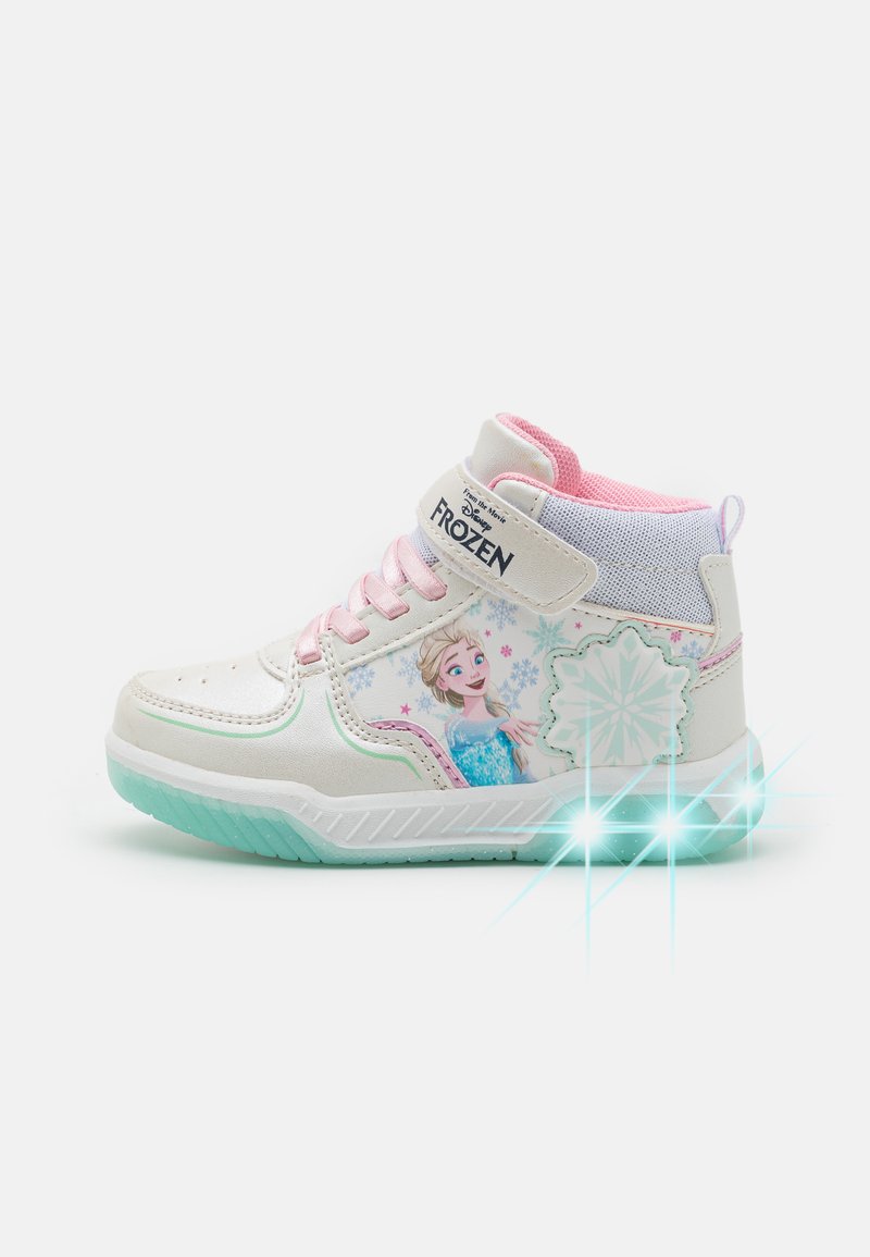 Friboo FROZEN BLINKING SHOES - High-top trainers - white/light pink ...