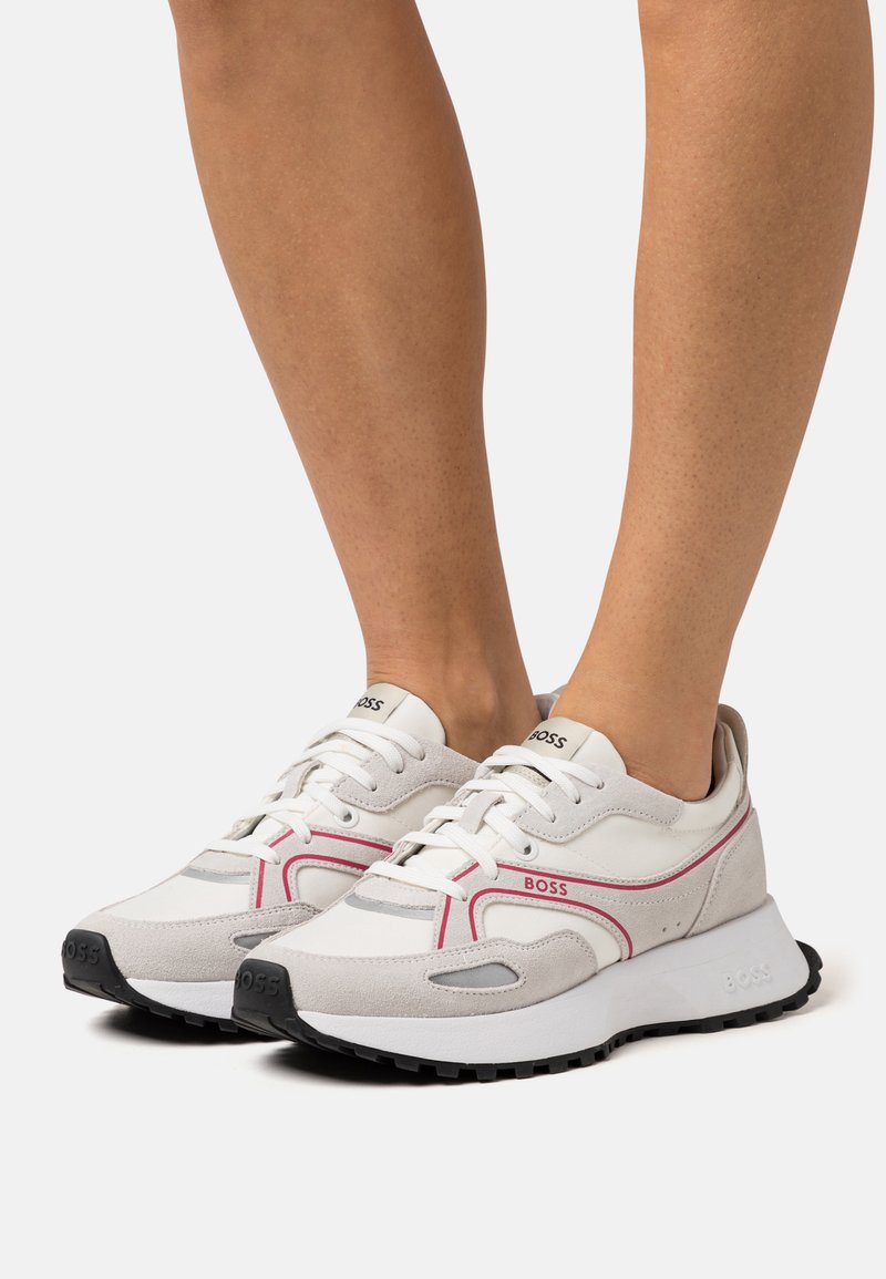 BOSS JONAH RUNN - Trainers - open white/white - Zalando.co.uk