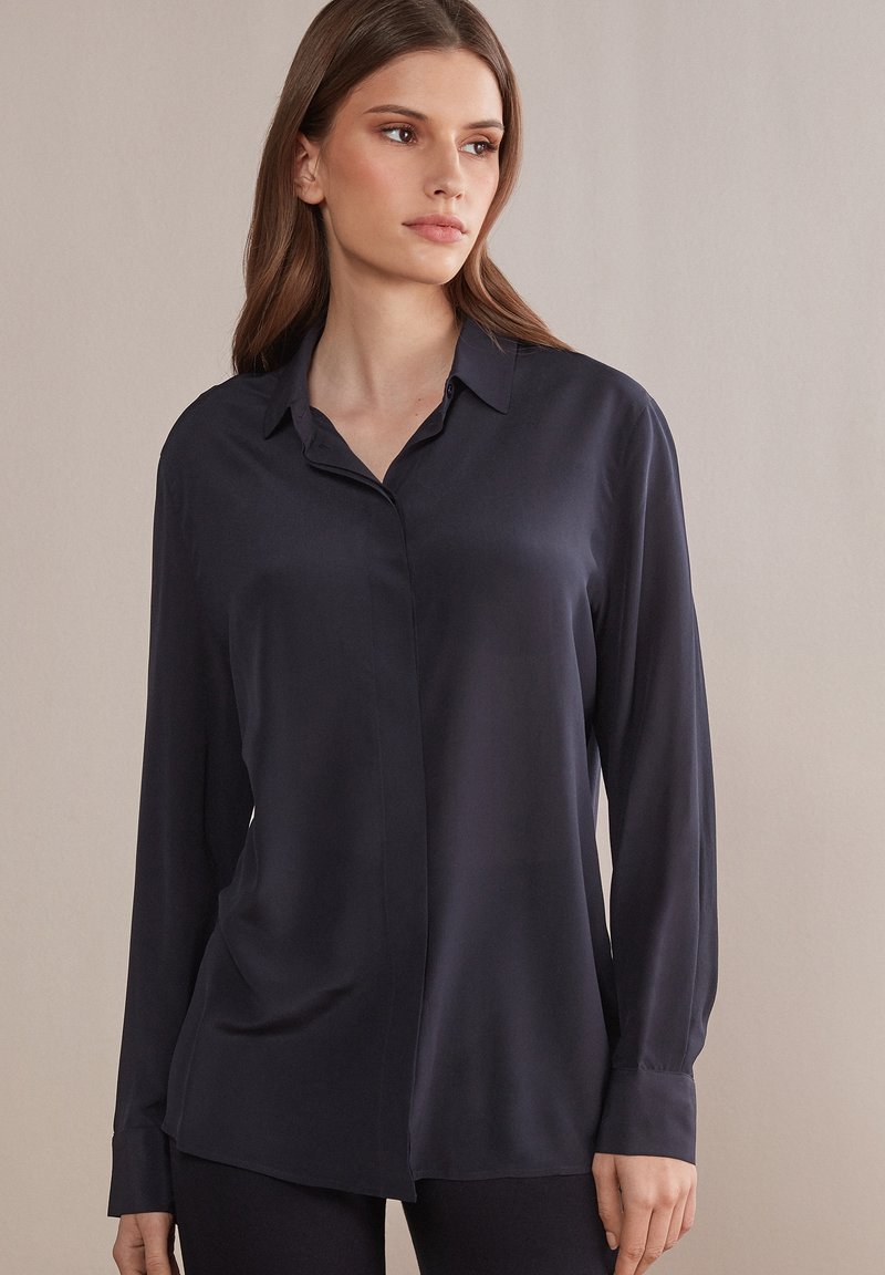 Falconeri Button-down blouse - blau navy blue/dark blue - Zalando.de