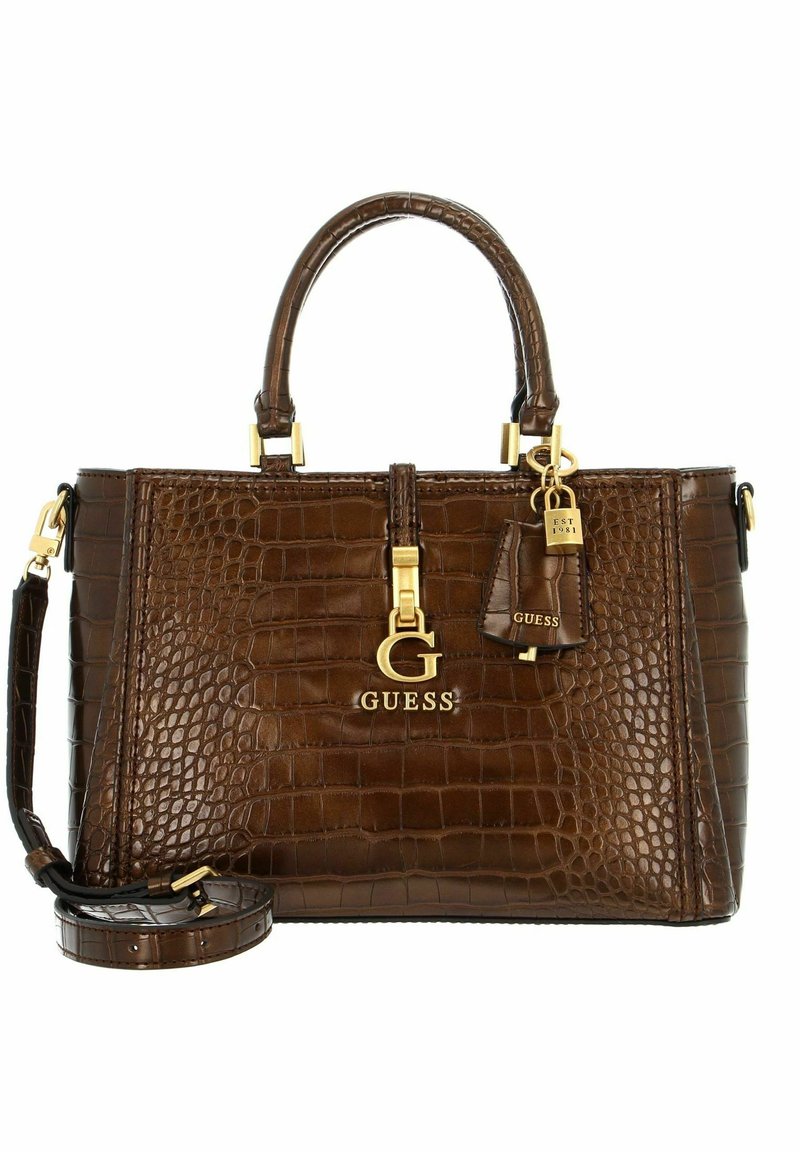 Guess JAMES SATCHEL - Sac à main - bronze - ZALANDO.FR